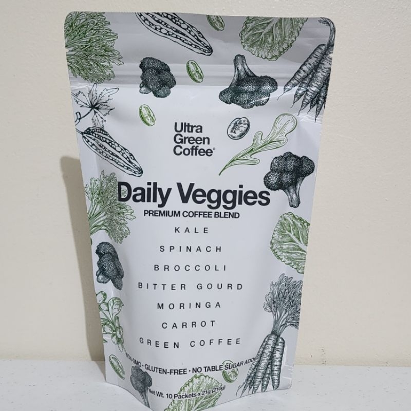 Ultra Green Coffee - Daily Veggies (Original) | Shopee Philippines