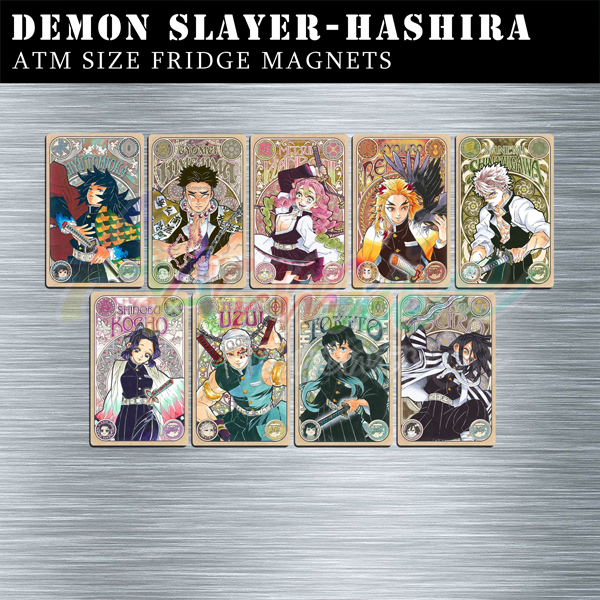 Anime | Demon Slayer | Hashira | Kimetsu No Yaiba Ref Magnet ATM Size ...