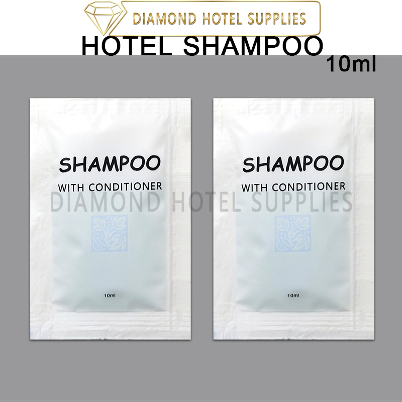 Hotel Shampoo With Conditioner Sachet 10ML (100pcs) | Shopee Philippines