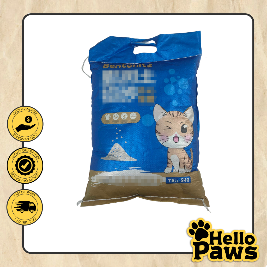 Hello Paws Feline Cat Litter Sand For Poop Bentonite Particles | Shopee ...
