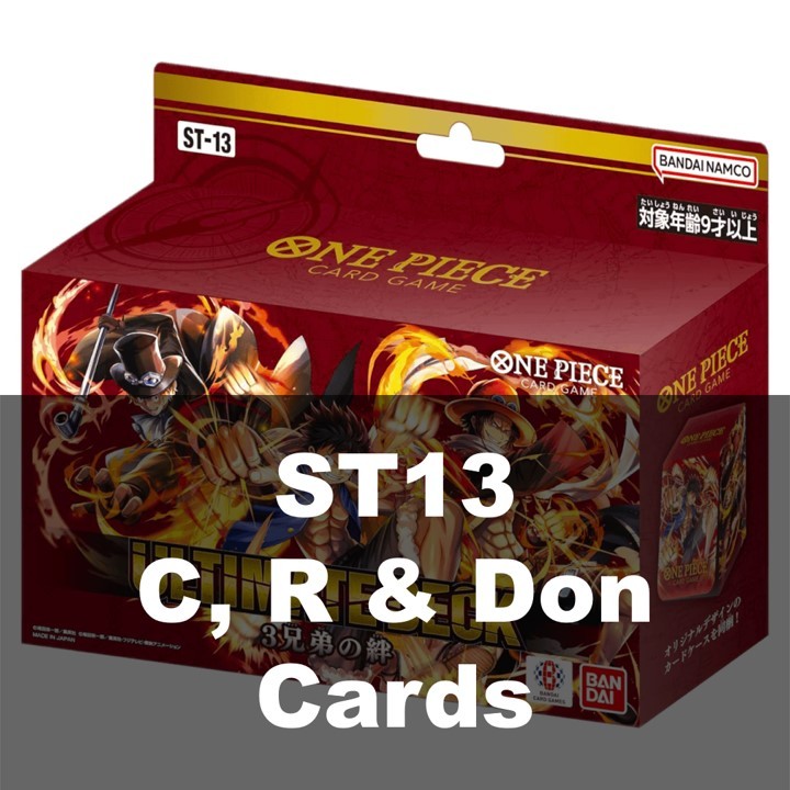 One Piece Card Game TCG ST13 C, R or Don Card | Shopee Philippines