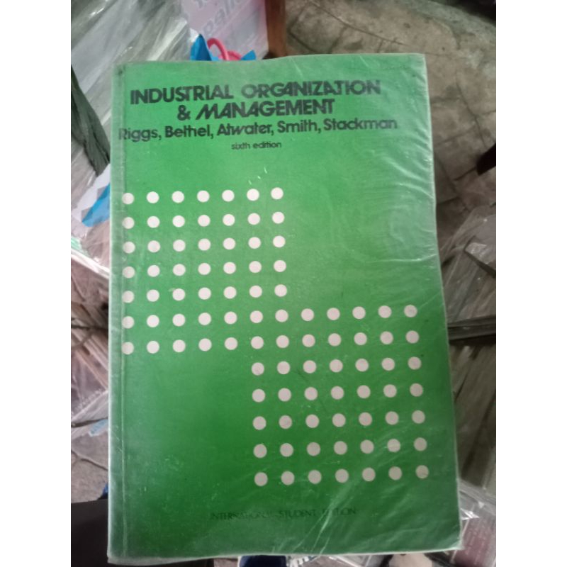 INDUSTRIAL oRGANIZATION & MANAGEMENT(USED BOOK) | Shopee Philippines