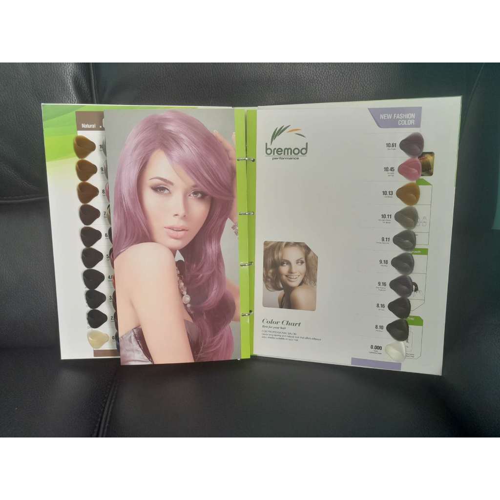 Bremod Performance Hair Color Chart Brochure Collection | Shopee ...