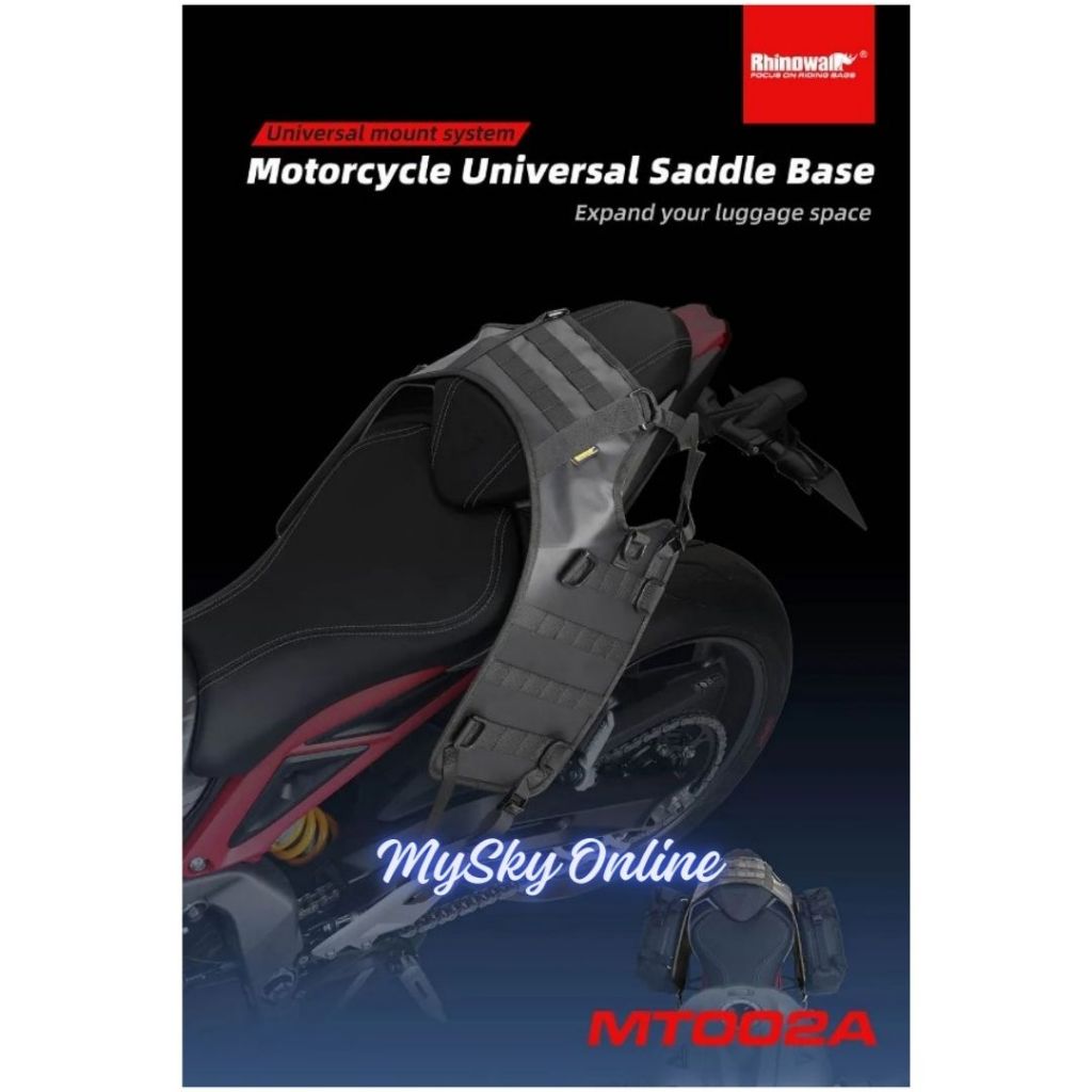 RHINOWALK Motorcycle Universal Saddle Base Rackless Mounting Base ...
