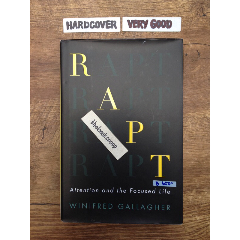 Rapt: Attention and the Focused Life by Winifred Gallagher psychology ...