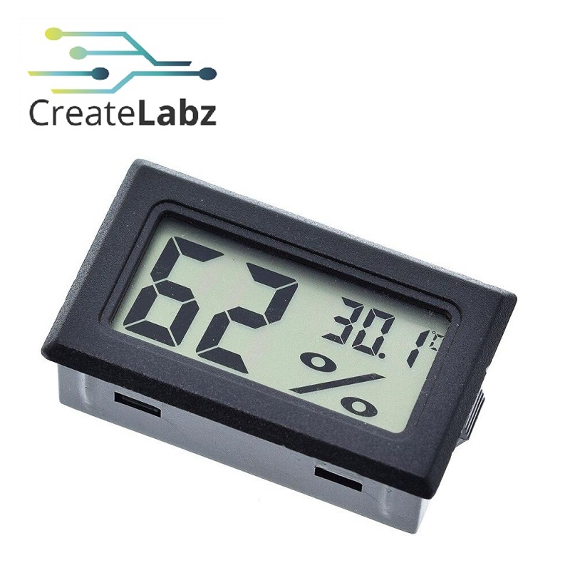Mini LCD Digital Temperature Sensor and Humidity Meter | Shopee Philippines