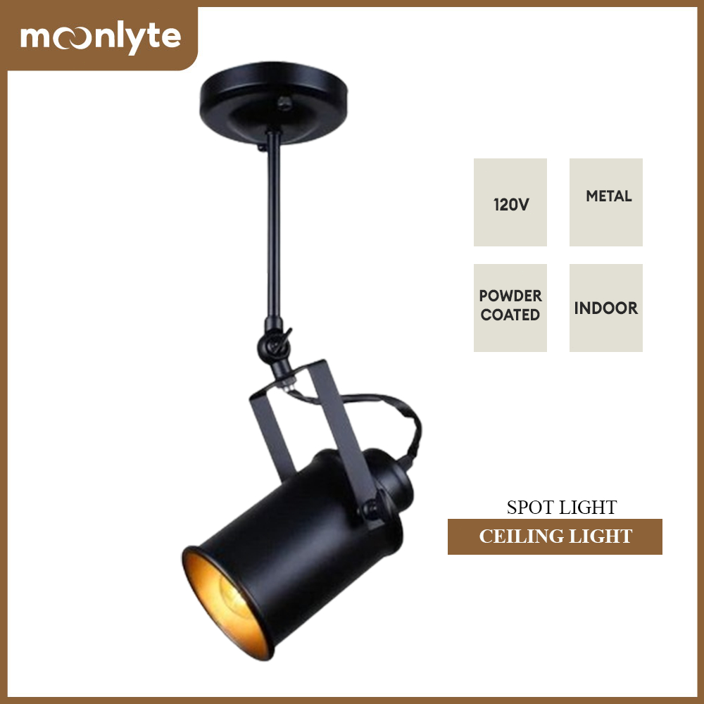 MOONLYTE Straight Bar Ceiling Light Spotlight Wall Adjustable Hanging ...
