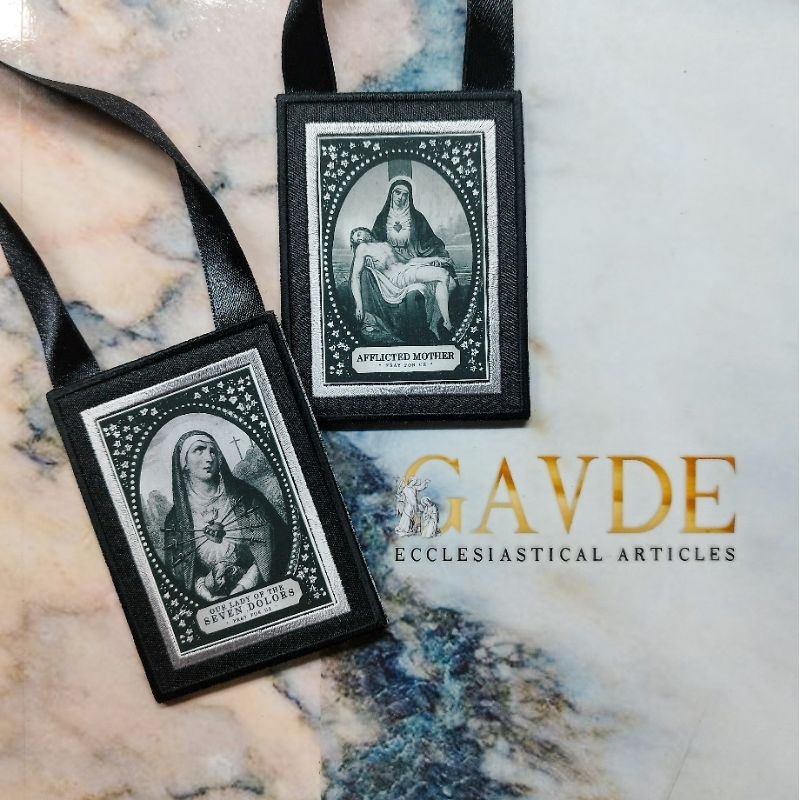 GAVDE Full-Image Traditional Seven Sorrows Scapular — Servite Scapular ...