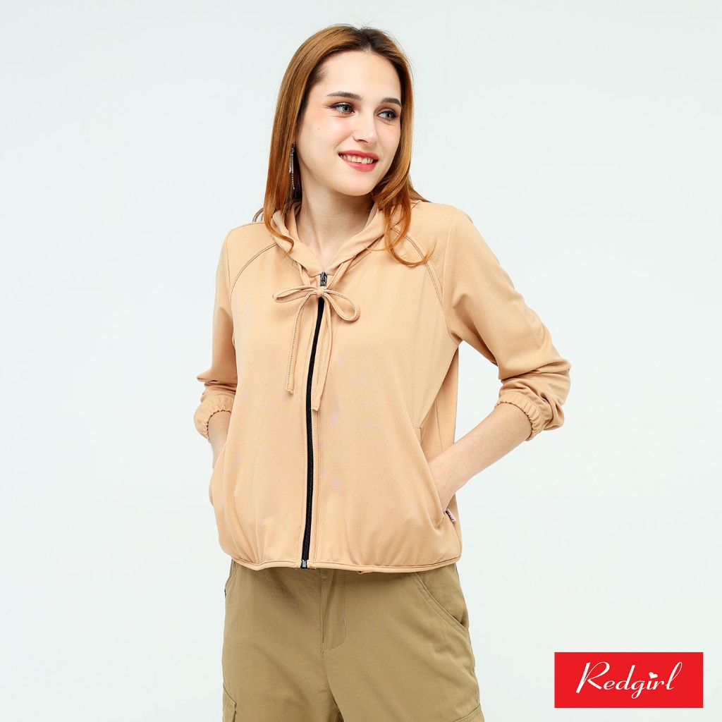 Red Girl Long Sleeves Jacket With Hood RST10-0362 | Shopee Philippines