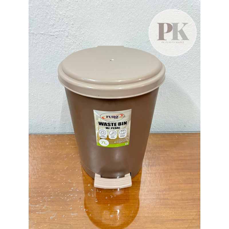 Fuho Waste bin with pedal cover / Basurahan | Shopee Philippines