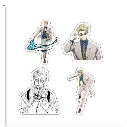 4pc/order Jujutsu Kaisen Nanami Set A Emoji Waterproof Sticker Matte ...