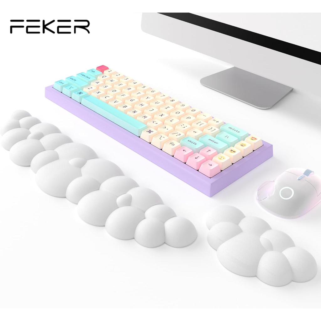 FEKER Keyboard Wrist Rest,Ergonomic Keyboard Pad Wrist Support for Easy ...