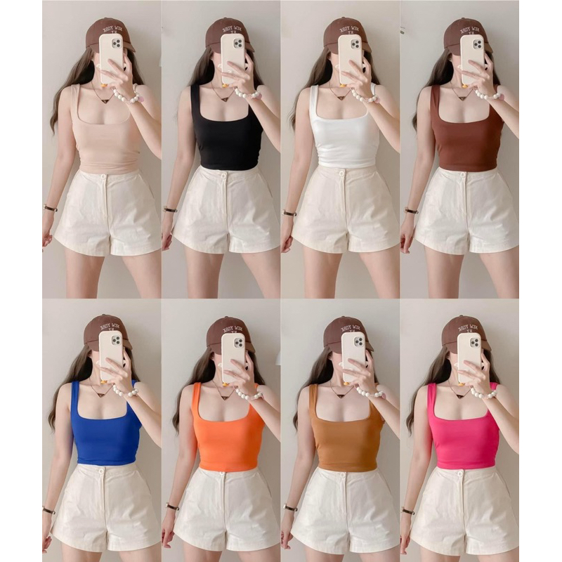 Top Double Lining Trend Front (Fitted) | Shopee Philippines