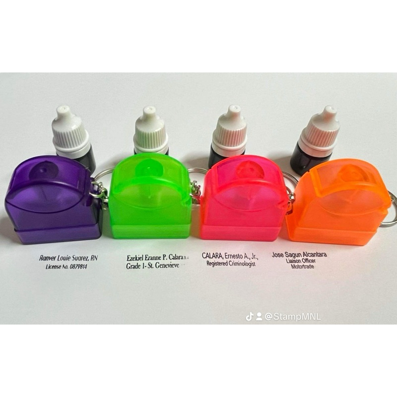 Betchay Stamp!! MINI Neon Stamps. SELF-INKING STAMPS | Shopee Philippines
