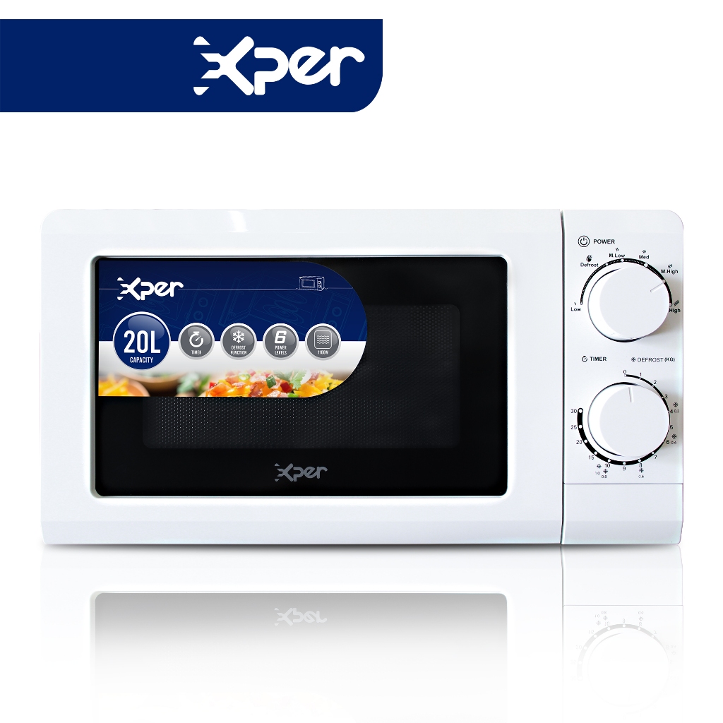 XPER Microwave Oven EXMW-20L23W 20Liters White | Shopee Philippines