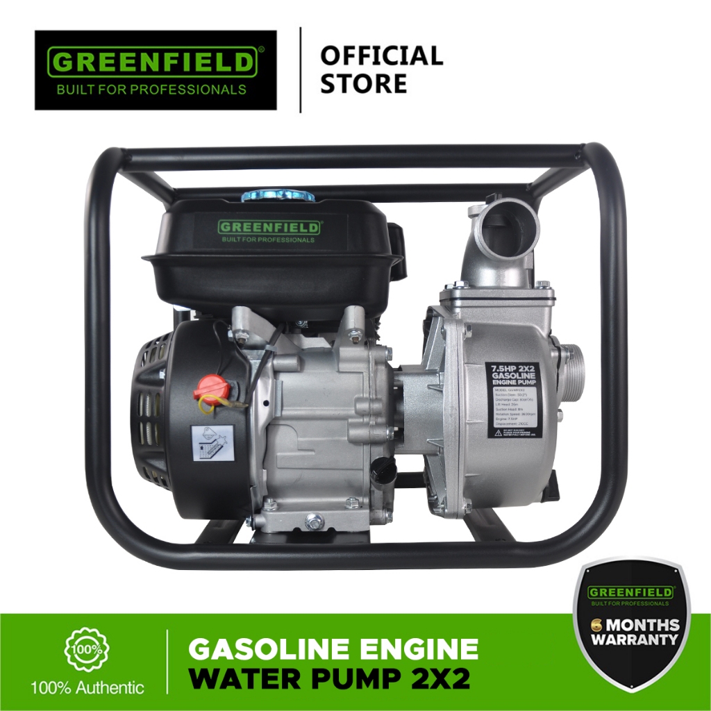 Greenfield MAC Gasoline Engine Pump 2X2 Water Pumps | Shopee Philippines