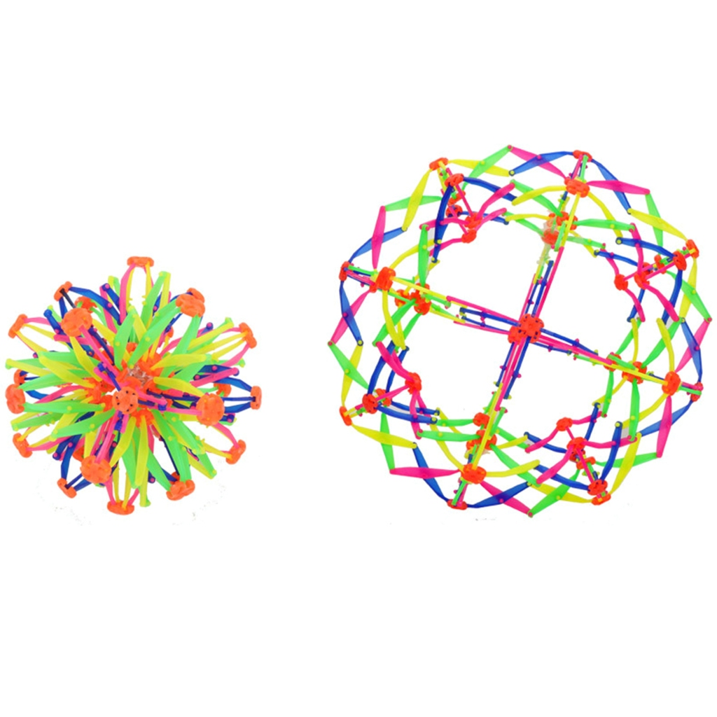 Expandable Plastic Ball Toy, Stress Relief Magic Telescopic Ball for ...