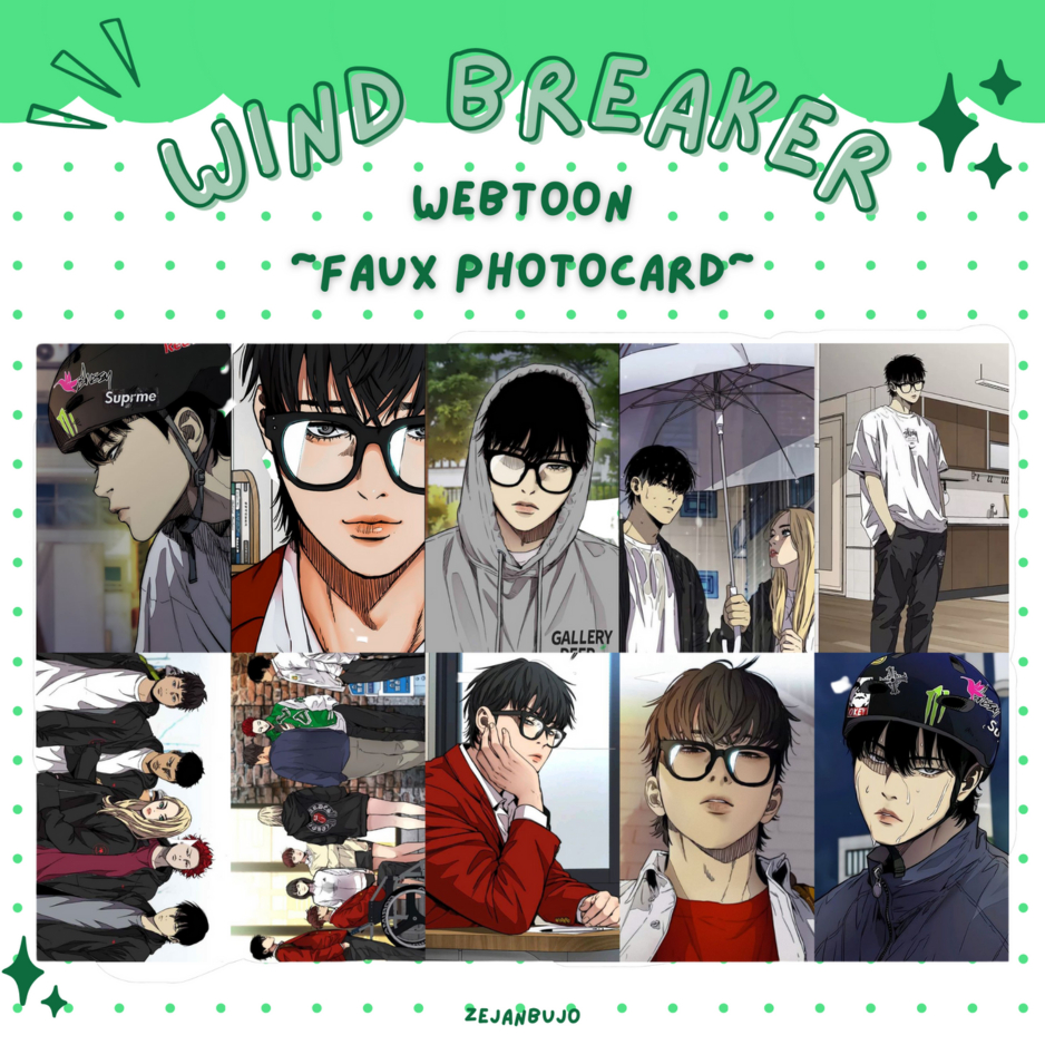 Webtoon ｜Windbreaker｜Manhwa｜Faux Photocard｜Lomo Card ｜Coscard | Shopee ...