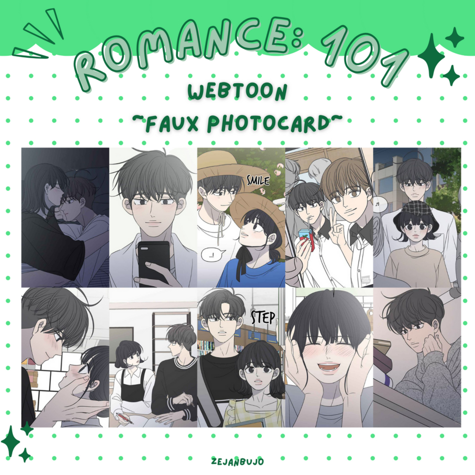 Webtoon ｜Romance 101｜Manhwa｜Faux Photocard｜Lomo Card ｜Coscard | Shopee ...
