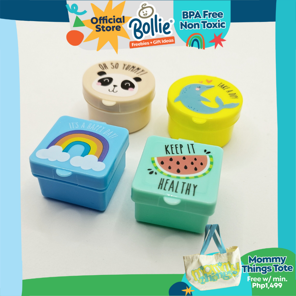 Bollie Baby Tippy 4pcs Mini Condiment Container (Bento Sauce Cups ...