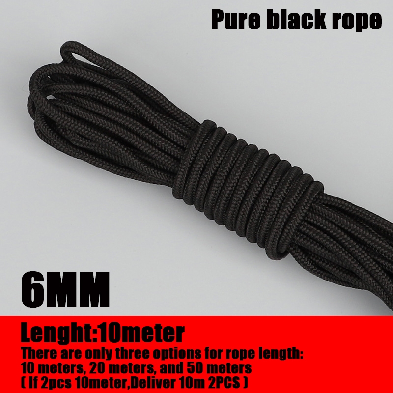 Diameter 4MM-20MM full size Nylon rope Outdoor safety rope Hammock rope ...