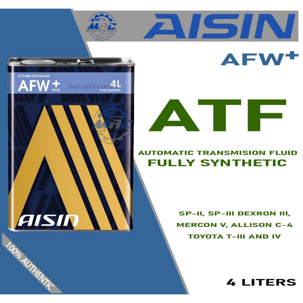 AISIN ATF AFW+ automatic transmission fluid 4 liters and 1 liter | Shopee Philippines