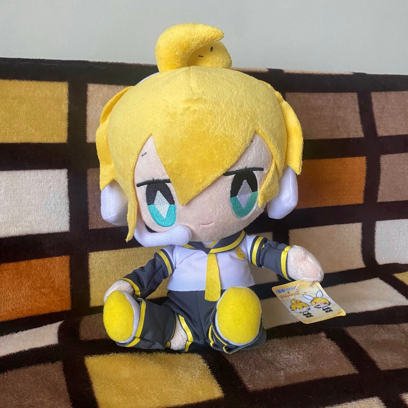 [NEW 2/29] vocaloid x karashichan 12” len kagamine anime plush (taito ...