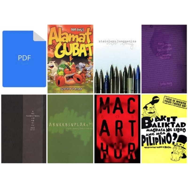 Bob Ong Books Collection | bago ang lahat magpadala ng mensahe sa amin ...