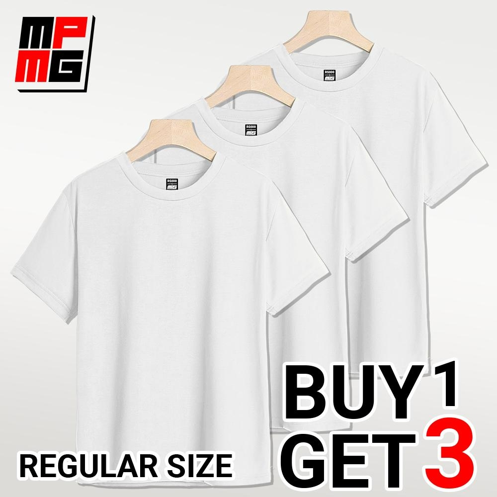 MPMG Buy 1 Get 3 Regular Size Plain T-Shirt Clothes Menswear Top ... MPMG Buy 1 Get 3 Regular Size Plain T-Shirt Clothes Menswear Top ...