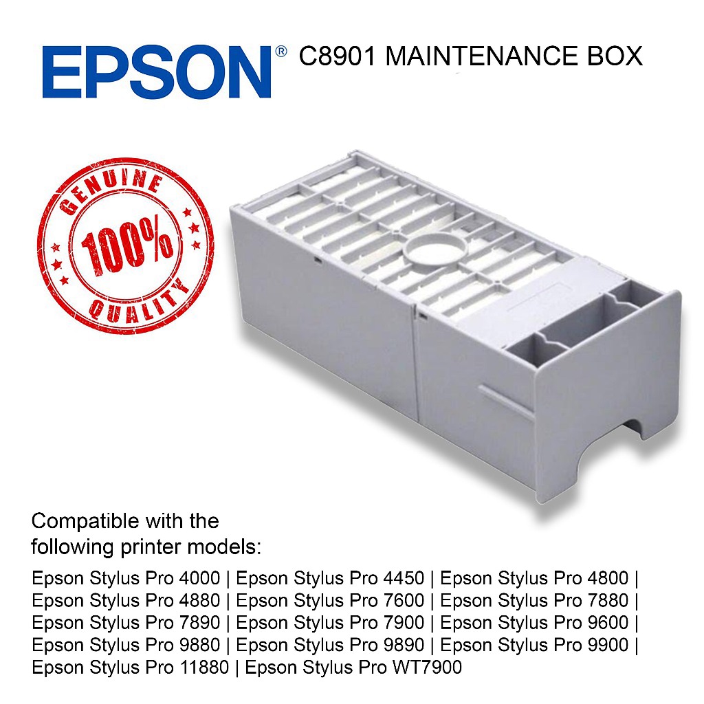 C8901 Maintenance Box for Epson Stylus Pro 4000 4450 4800 4880 7600 ...