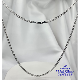 Unisilver 925 Sterling Men's Necklace (MND12) | Shopee Philippines