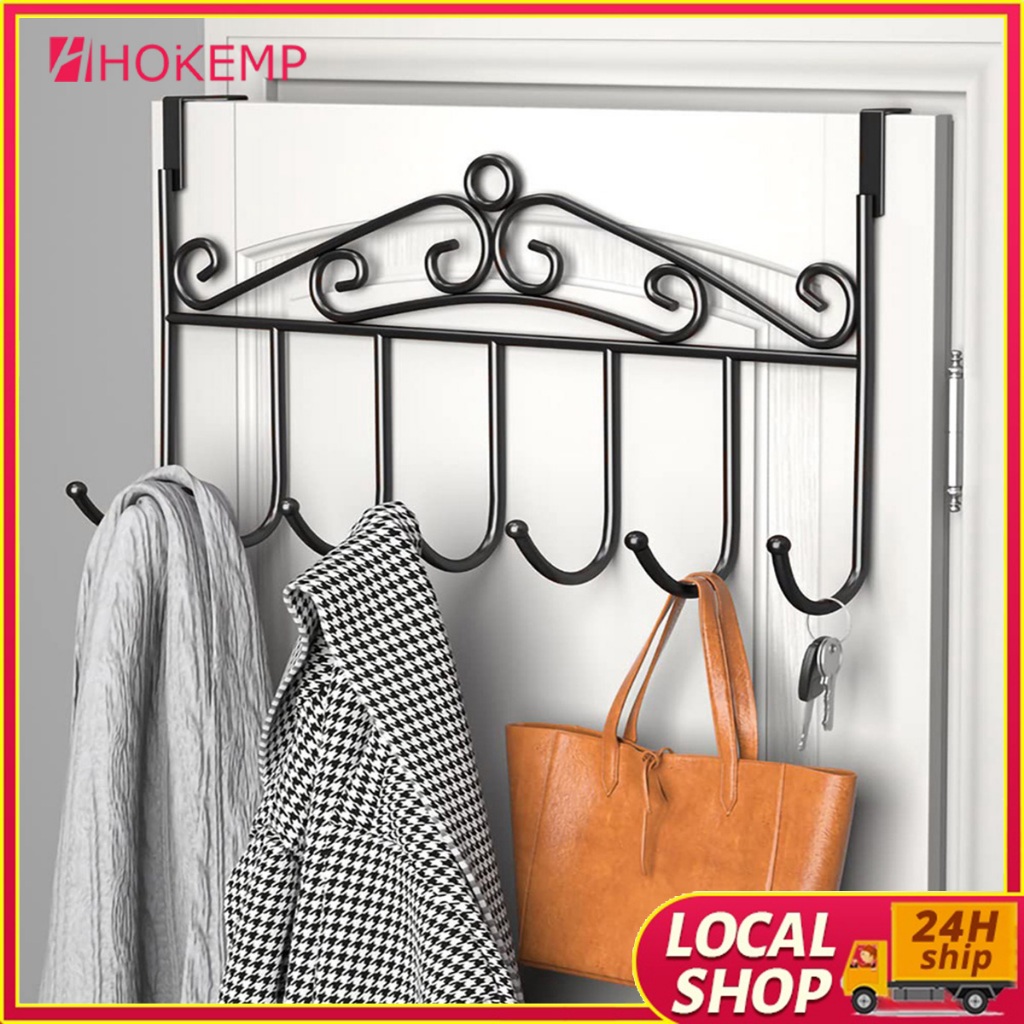 Door Hanger Organizer Bag Hook Wall Sabitan ng Damit Door Hook for ...