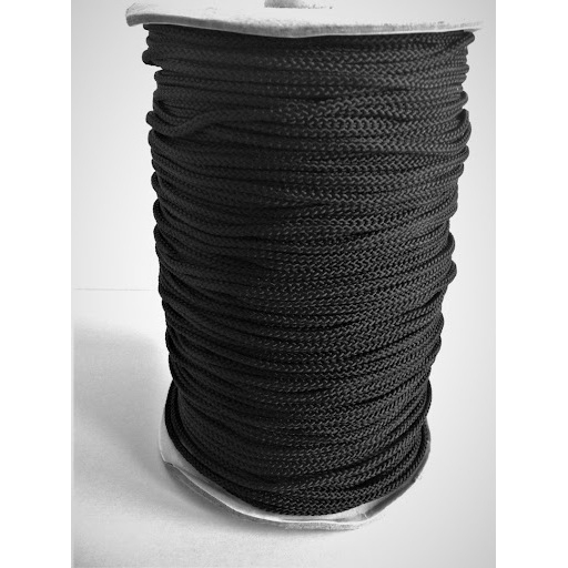 Nylon Cord/string for bags Sold per 250/500yards per roll (Black ...