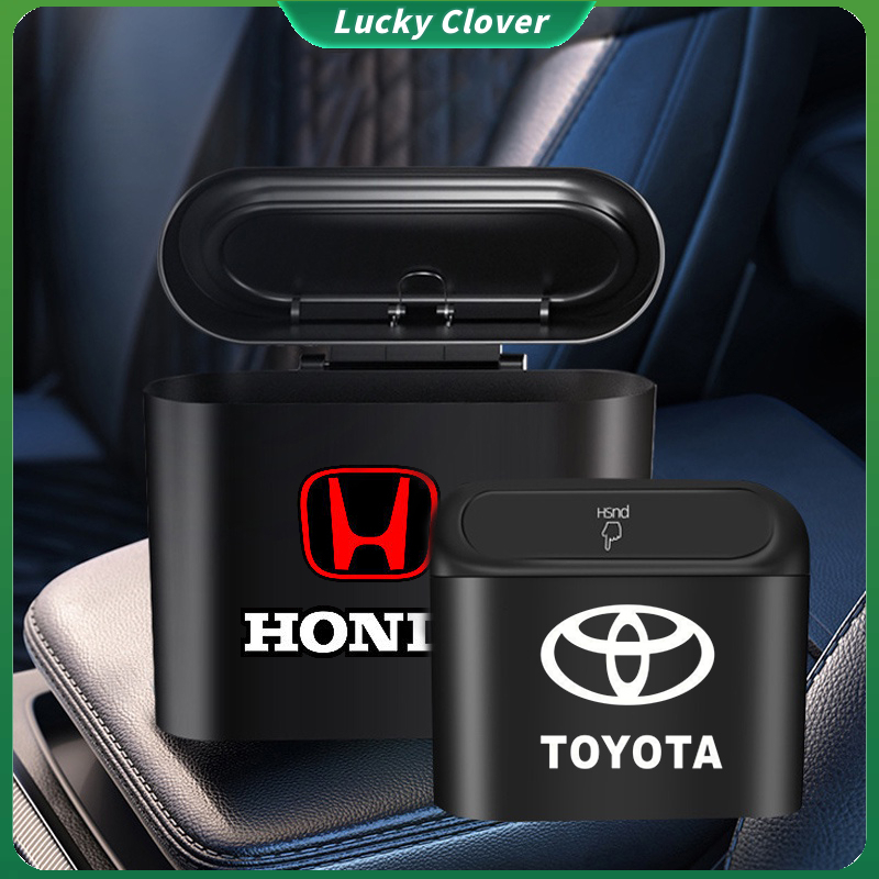 Portable Car Trash Can Hanging Trash Bin Car Garbage Bin Flip Lid ...
