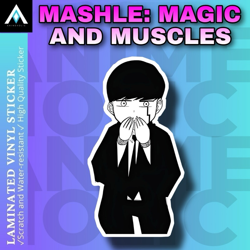 MASHLE: MAGIC AND MUSCLES LAMINATED VINYL STICKERS ~ ANIMEHOLIC ...
