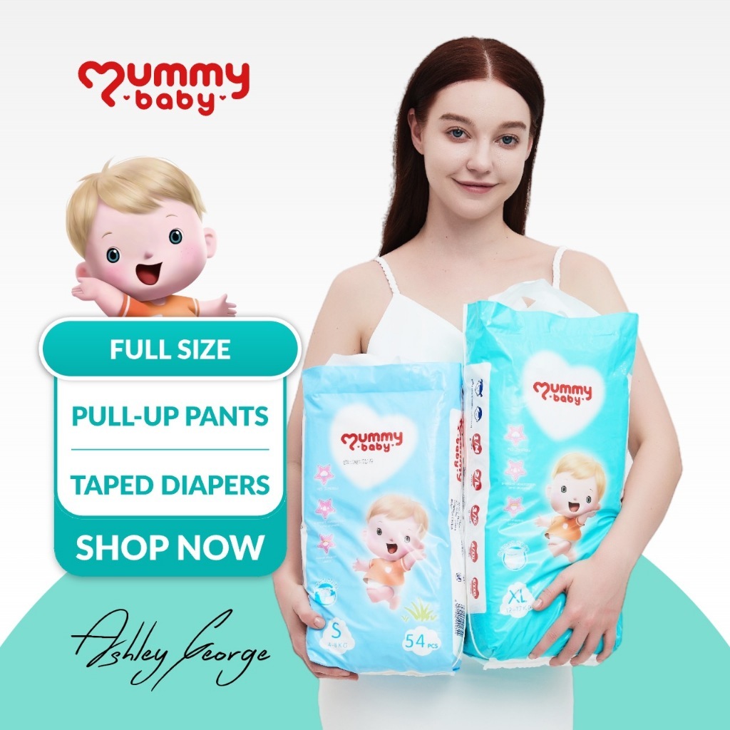 【MUMMY Baby】Pull-up Pants taped diapers Baby diapers All size 46-54pcs ...