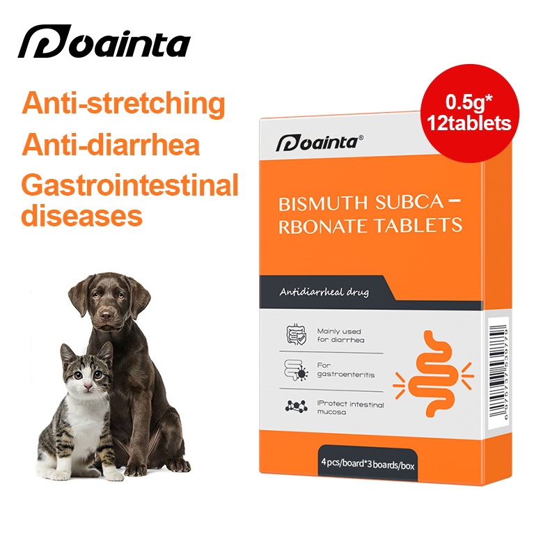 PUAINTA Pets Diarrhea Tablet For Dog and Cat Gastroenteritis Infection ...
