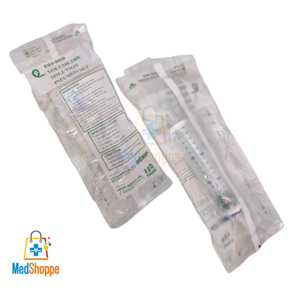 COSMED SOLUSET (VOLUMETRIC SOLUTION INFUSION SET) | Shopee Philippines
