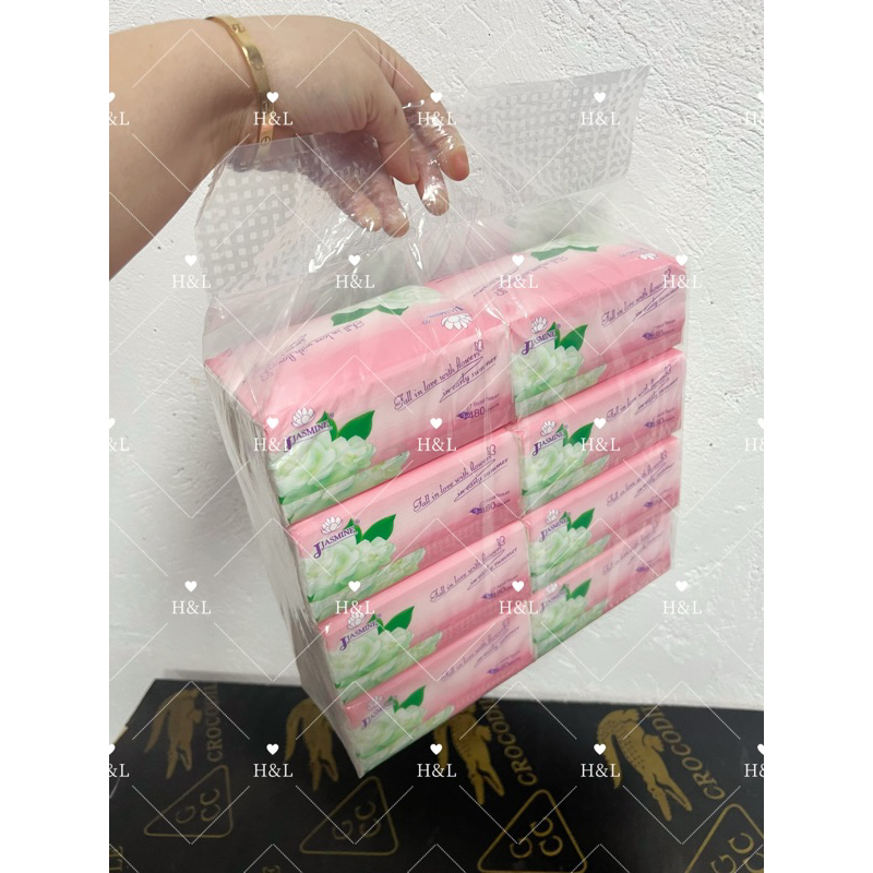 H&L COD#8pack 4Ply 480sheet Organic green tea Facial Tissue Paper Car ...
