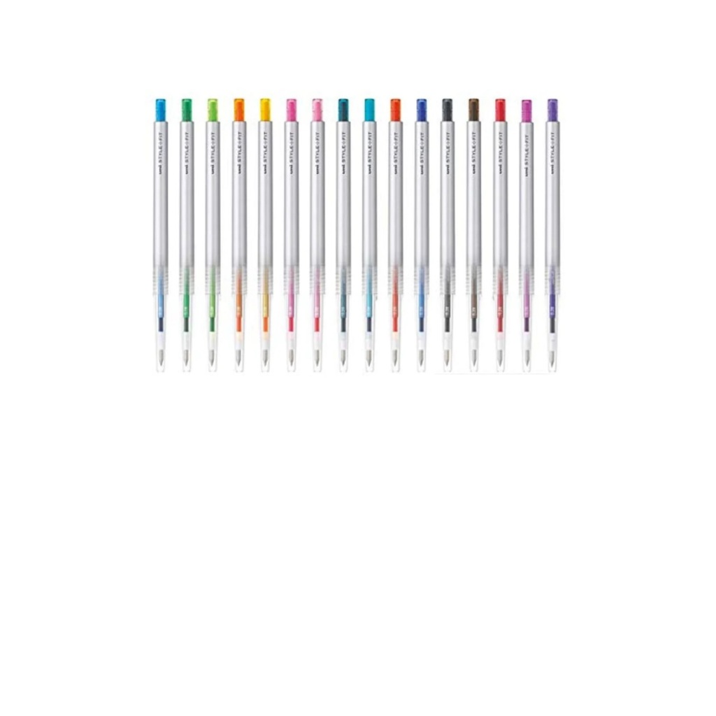 Uni Style Fit Single Knock Gel Pen - Refillable - 0.38 mm | Shopee ...