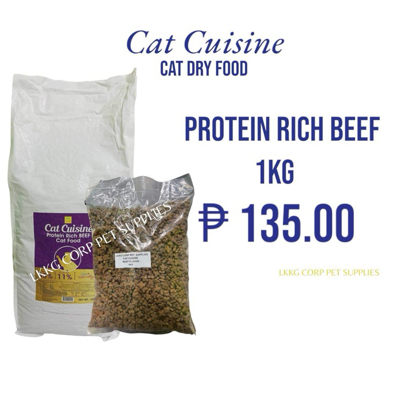 Pet One Cat Cuisine Protein Rich Beef 1kg | Shopee Philippines