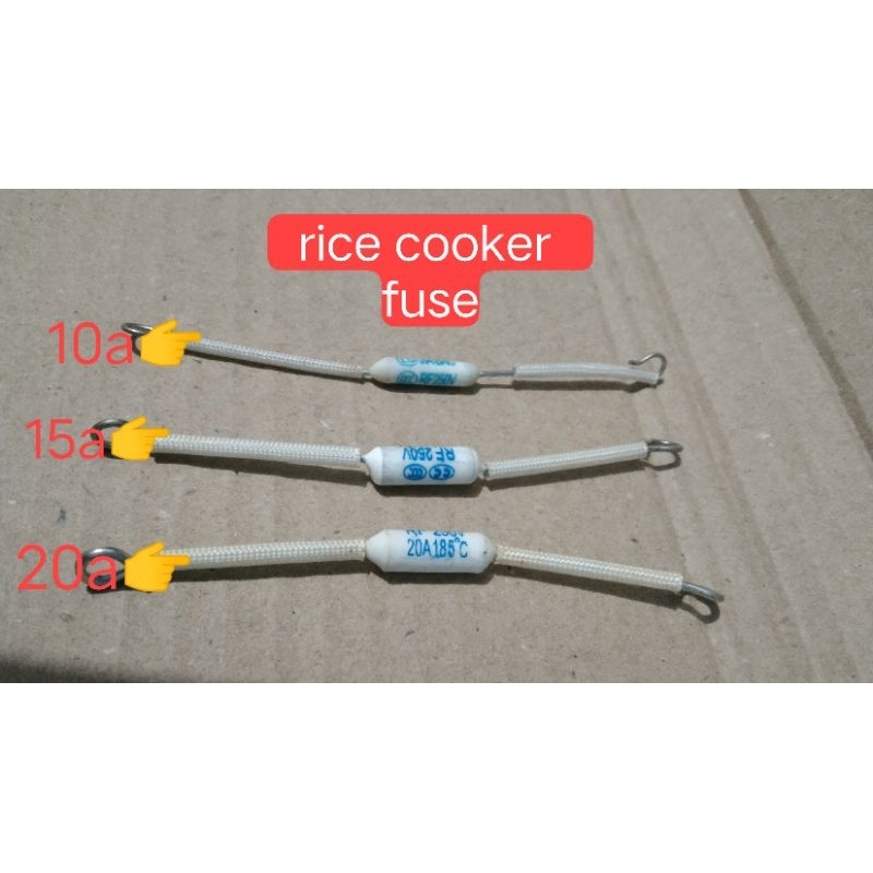 FUSE FOR RICE COOKER 10A, 15A AND 20A 250V | Shopee Philippines