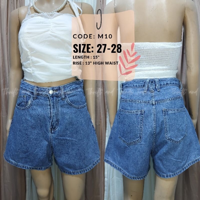 Denim Short / Ukay-ukay Short / High waist Short / Sexy short (7th ...