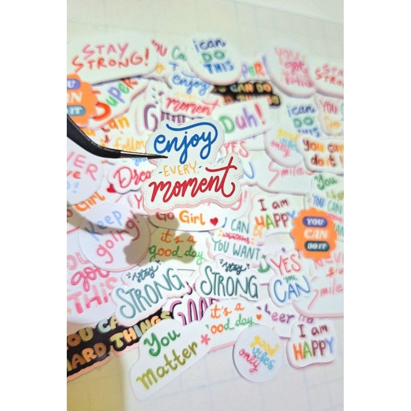 50 pcs Motivational stickers | Shopee Philippines