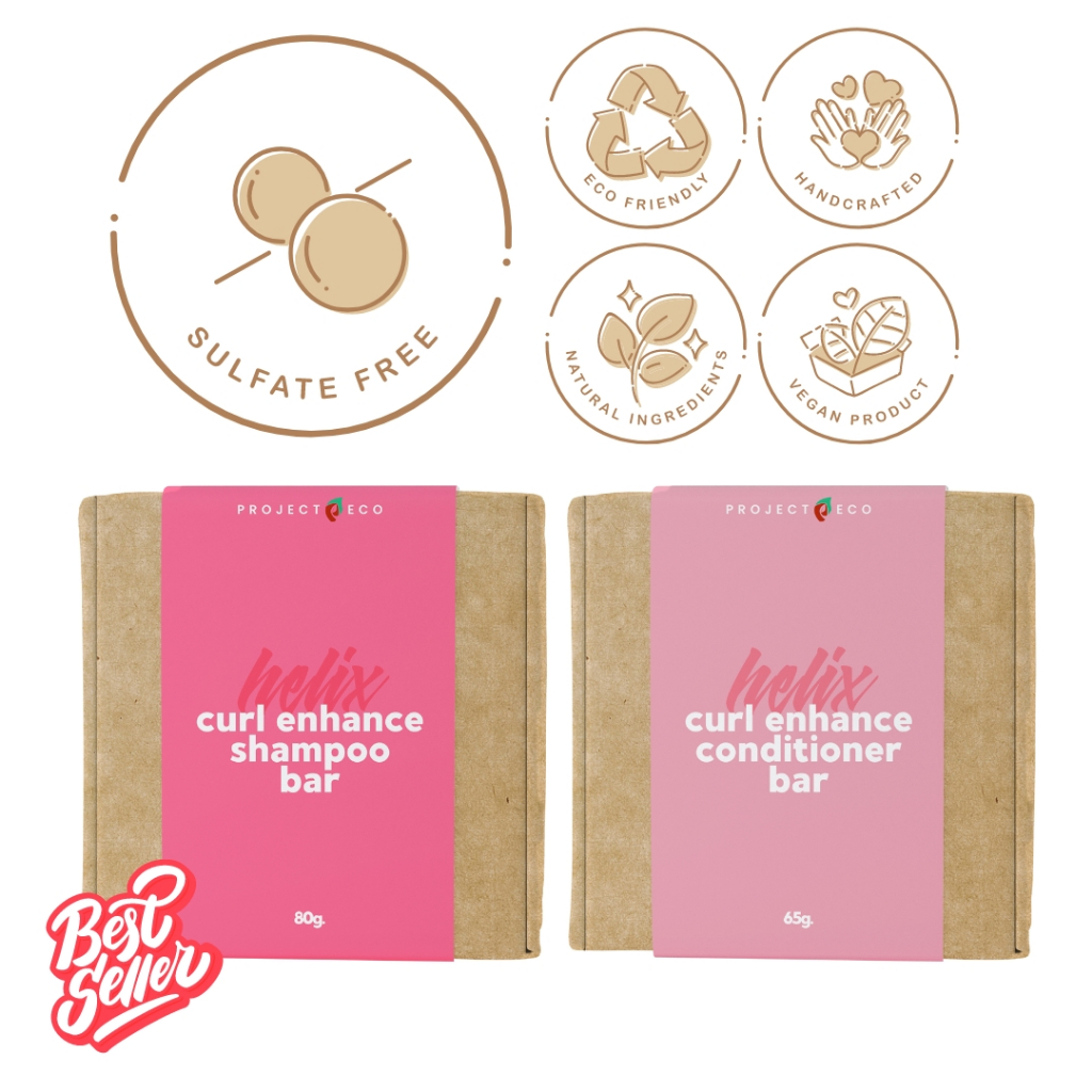 HELIX Curl Enhancing Shampoo and Conditioner Bar | Shopee Philippines