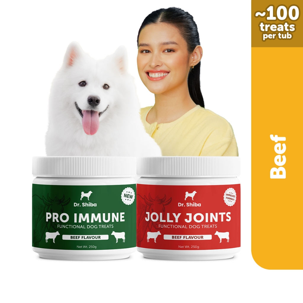 Dr Shiba Pro Immune & Jolly Joints Healthy Dog Treats, Dog Food for ...
