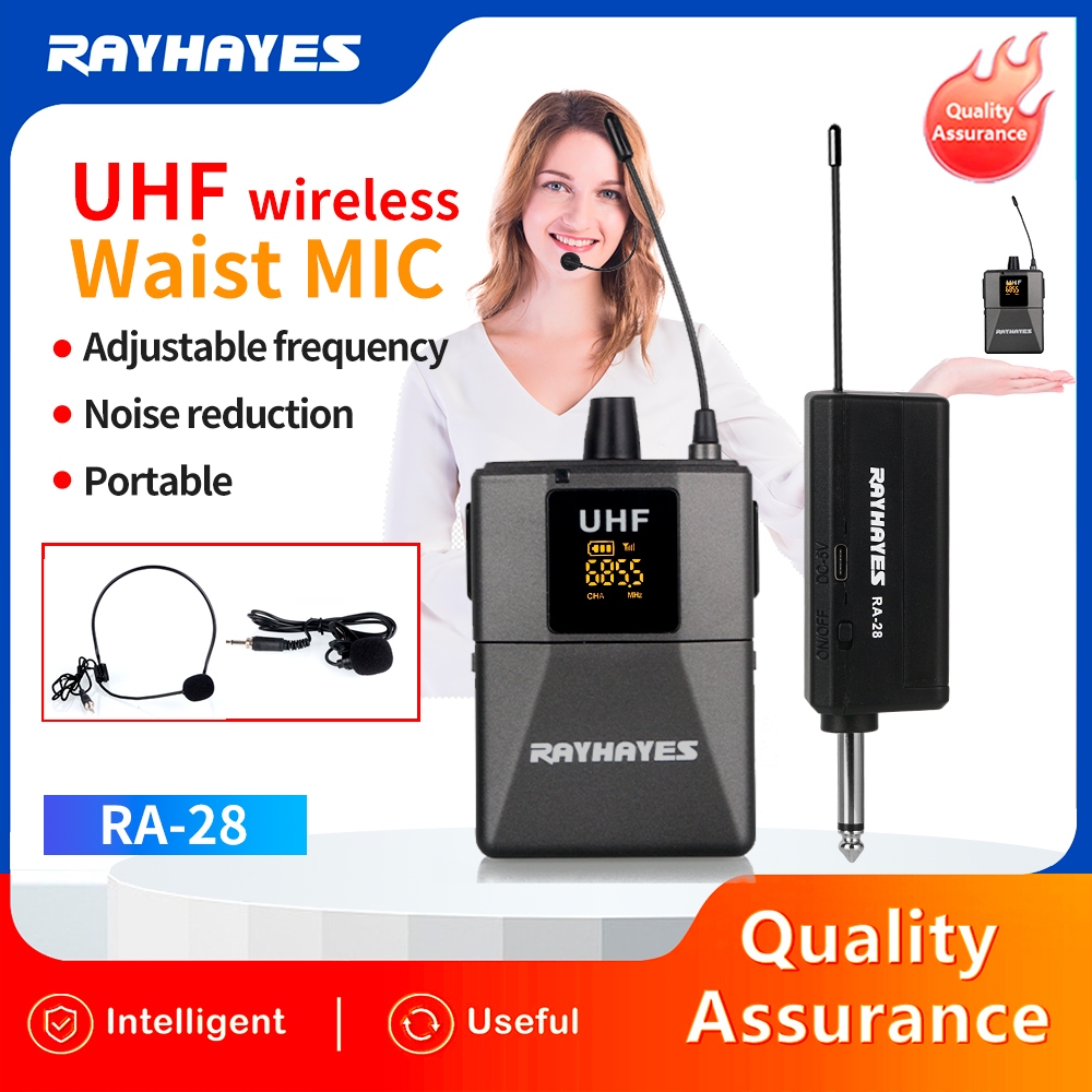 RAYHAYES Lapel microphone wireless RA-08 lecture/teaching/recording ...