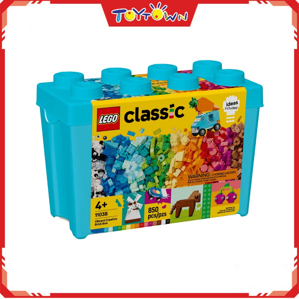 Lego® Classic 11038 Vibrant Creative Brick Box | Shopee Philippines