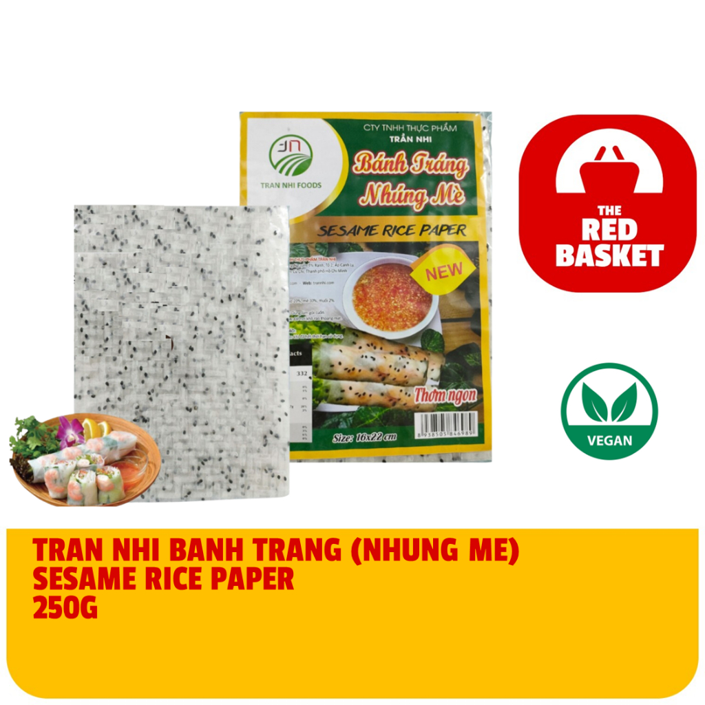 TRAN NHI BANH TRANG (NHUNG ME) SESAME RICE PAPER 250G | Shopee Philippines