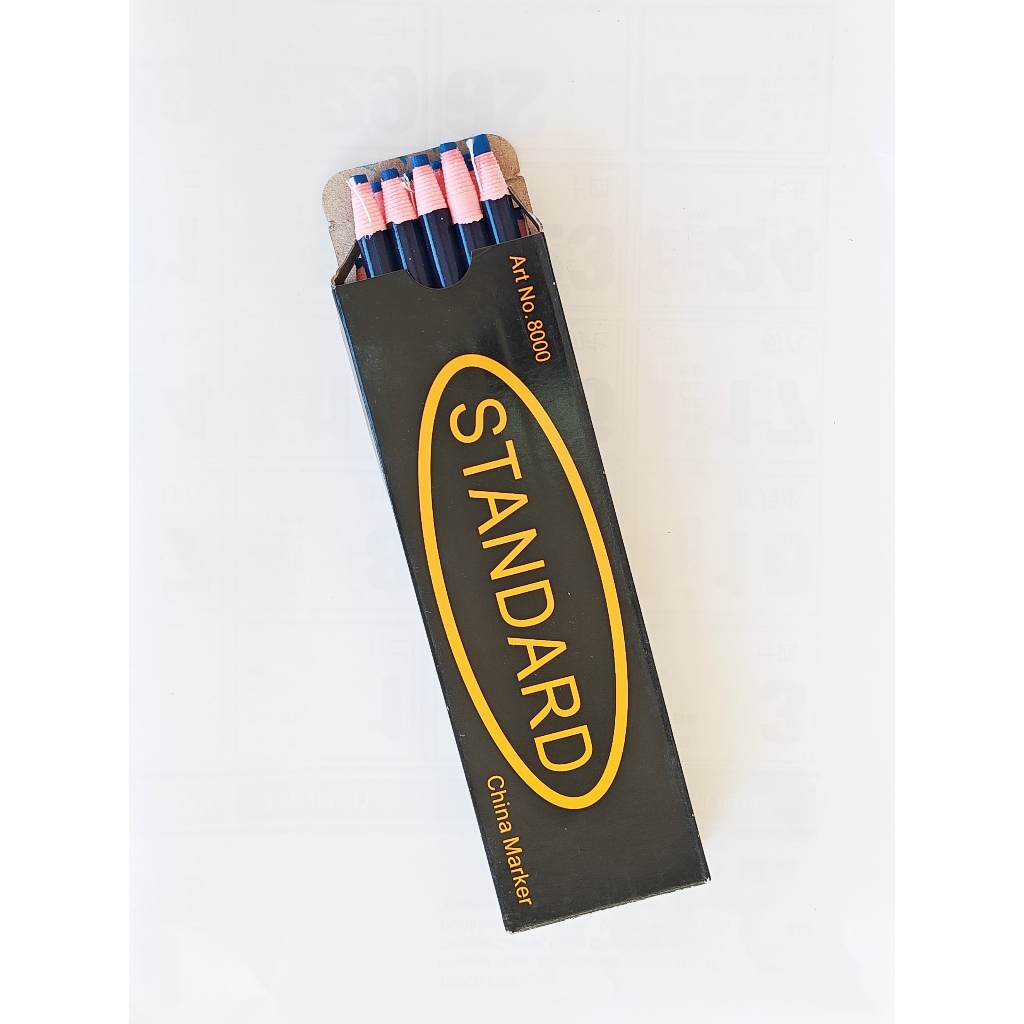 1BOX 12PCS Standard Tailoring Pencil Dermatograph - Sewing | Shopee ...
